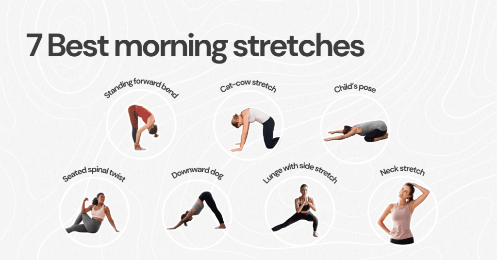 7 Best Morning Stretches | Trumeta
